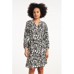 Smashed Lemon Kleid in Schwarz/ Wei&szlig; - 57% | Gr&ouml;&szlig;e L | Damen-kleider