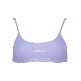 Quiksilver Bikini-Oberteil "Logo Scoop" in Lila - 62% | Gr&ouml;&szlig;e XS | Damen-bademode