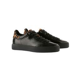 H&ouml;gl H&ouml;gl Leder-Sneakers "Mats" in Schwarz - 57% | Gr&ouml;&szlig;e 41 | Damen-sneakers
