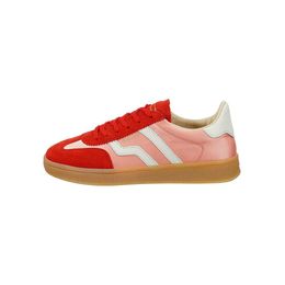 Gant Footwear Leder-Sneakers "Cuzim" in Rosa/ Rot - 54% | Gr&ouml;&szlig;e 38 | Damen-sneakers