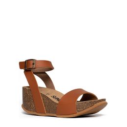 Sunbay Keilsandaletten "Peony" in Hellbraun - 63% | Gr&ouml;&szlig;e 37 | Damen-sandalen
