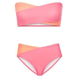 Lascana Bikini in Pink/ Apricot - 48% | Gr&ouml;&szlig;e 36C/D-Cup | Damen-bademode