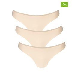 Only 3er-Set: Strings in Beige - 52% | Gr&ouml;&szlig;e L | Damen-unterteile