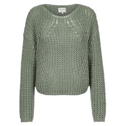 Herrlicher Pullover "Coviny" in Gr&uuml;n - 60% | Gr&ouml;&szlig;e L | Damen-pullover-cardigans