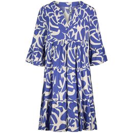 Sublevel Kleid in Blau/ Wei&szlig; - 58% | Gr&ouml;&szlig;e L | Damen-kleider