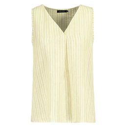 Sublevel Blusentop in Gelb/ Wei&szlig; - 81% | Gr&ouml;&szlig;e S/M | Damen-blusen