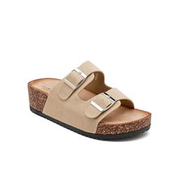 Sixth Sens Pantoletten in Beige - 49% | Gr&ouml;&szlig;e 40 | Damen-pantoletten