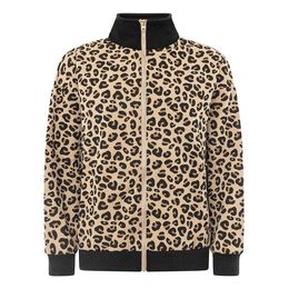 Zwillingsherz Sweatjacke in Beige - 50% | Gr&ouml;&szlig;e M | Damen-sweatshirts-jacken