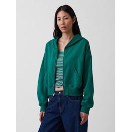 GAP Sweatjacke in Gr&uuml;n - 56% | Gr&ouml;&szlig;e L | Damen-sweatshirts-jacken