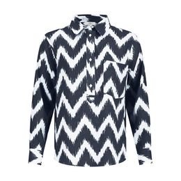 Fynch-Hatton Leinen-Bluse in Dunkelblau - 82% | Gr&ouml;&szlig;e 36 | Damen-blusen