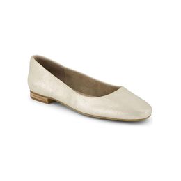 Toms Shoes TOMS Leder-Ballerinas in Creme - 52% | Gr&ouml;&szlig;e 38,5 | Damen-ballerinas