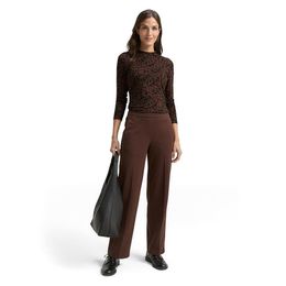Tom Tailor Longsleeve in Braun/ Schwarz - 40% | Gr&ouml;&szlig;e S | Damen-tops