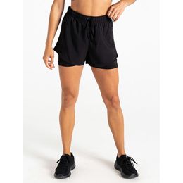 Dare 2b Trainingsshorts "Sprint Up II" in Schwarz - 66% | Gr&ouml;&szlig;e 36 | Damenhosen