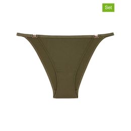 Dorina 2er-Set: Strings in Khaki - 77% | Gr&ouml;&szlig;e L | Damen-unterteile