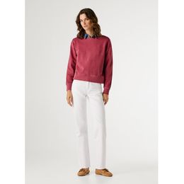 Pepe Jeans Sweatshirt "Malu" in Rot - 45% | Gr&ouml;&szlig;e M | Damen-sweatshirts-jacken