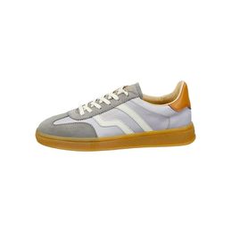 Gant Footwear Leder-Sneakers "Cuzima" in Grau/ Hellblau/ Hellbraun - 33% | Gr&ouml;&szlig;e 41 | Damen-sneakers