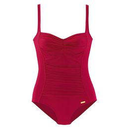 Lascana Badeanzug in Rot - 58% | Gr&ouml;&szlig;e 44B-Cup | Damen-bademode