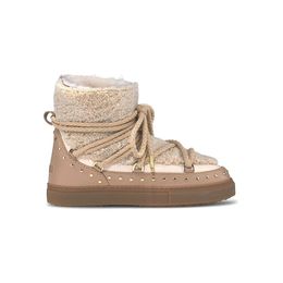 INUIKII Winterboots "Curly Rock" in Beige - 35% | Gr&ouml;&szlig;e 37 | Damen-stiefel