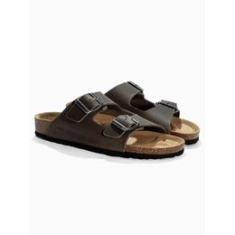 Sunbay Leder-Pantoletten "Trefle" in Braun - 58% | Gr&ouml;&szlig;e 28 | Damen-pantoletten