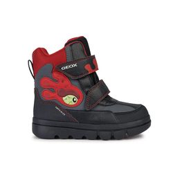 Geox Winterboots "Willaboom" in Schwarz/ Rot - 58% | Gr&ouml;&szlig;e 26 | Kinderstiefel