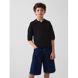 GAP Poloshirt in Schwarz - 49% | Gr&ouml;&szlig;e 116/122 | Kinder-oberteile