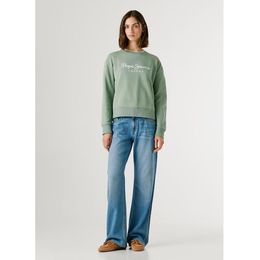 Pepe Jeans Sweatshirt "Maty" in Gr&uuml;n - 28% | Gr&ouml;&szlig;e XS | Damen-sweatshirts-jacken