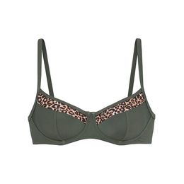 Lascana Bikini-Oberteil in Gr&uuml;n - 55% | Gr&ouml;&szlig;e 44F-Cup | Damen-bademode
