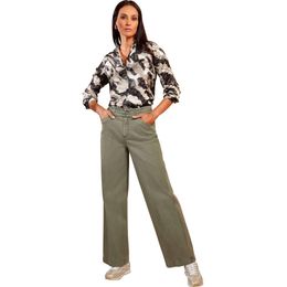 Heine Bluse in Beige/ Anthrazit - 60% | Gr&ouml;&szlig;e 42 | Damen-blusen