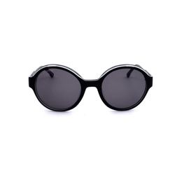 Tom Tailor Damen-Sonnenbrille in Schwarz/ Dunkelblau - 46% | Gr&ouml;&szlig;e 53 | Damen-brillen