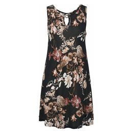 Lascana Kleid in Schwarz/ Braun - 61% | Gr&ouml;&szlig;e 40 | Damen-kleider
