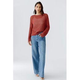 Oui Pullover in Braunrot - 72% | Gr&ouml;&szlig;e 34 | Damen-pullover-cardigans