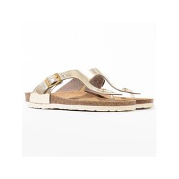 Sunbay Zehentrenner "Camelia" in Gold - 57% | Gr&ouml;&szlig;e 42 | Damen-sandalen
