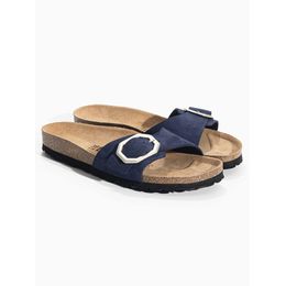 BACKSUN Pantoletten "Zephyr" in Dunkelblau - 40% | Gr&ouml;&szlig;e 41 | Damen-pantoletten
