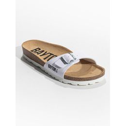 BACKSUN Pantoletten "Zephyr" in Wei&szlig; - 54% | Gr&ouml;&szlig;e 38 | Damen-pantoletten