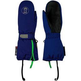 Trollkids Funktions-F&auml;ustlinge "Mitten XT" in Dunkelblau/ Gr&uuml;n - 40% | Gr&ouml;&szlig;e 3 | Kinderhandschuhe