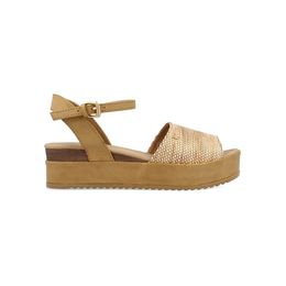 Wrangler Keilsandaletten in Beige - 52% | Gr&ouml;&szlig;e 38 | Damen-sandalen