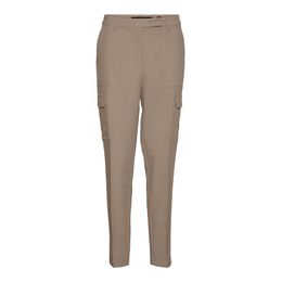 V&eacute;ro Moda Vero Moda Cargohose "Vmnyla" in Beige - 72% | Gr&ouml;&szlig;e W34/L32 | Damenhosen