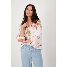 monari Bluse in Wei&szlig;/ Rosa - 75% | Gr&ouml;&szlig;e 36 | Damen-blusen