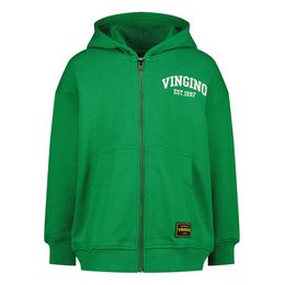 Vingino Sweatjacke in Gr&uuml;n - 41% | Gr&ouml;&szlig;e 164 | Kinder-sweatshirts-jacken