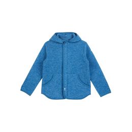 Finkid Wollfleecejacke "Luonteva" in Blau - 48% | Gr&ouml;&szlig;e 110/120 | Kids-fleecejacken-fleecepullover