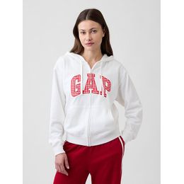 GAP Sweatjacke in Wei&szlig; - 55% | Gr&ouml;&szlig;e S | Damen-sweatshirts-jacken