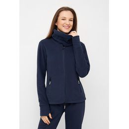 Bench Fleecejacke "Funnel" in Dunkelblau - 38% | Gr&ouml;&szlig;e 36 | Damenjacken