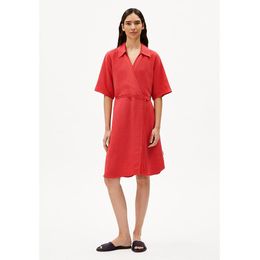 armedangels Kleid "Femnaami" in Rot - 46% | Gr&ouml;&szlig;e L | Damen-kleider