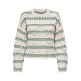 Only Pullover in Creme/ Gr&uuml;n - 54% | Gr&ouml;&szlig;e XL | Damen-pullover-cardigans