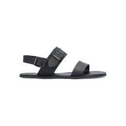 Groundies Leder-Barfu&szlig;schuhe "Kos" in Schwarz - 28% | Gr&ouml;&szlig;e 38 | Damen-sandalen