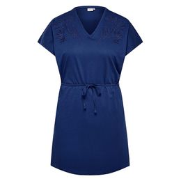 Only Carmakoma Kleid in Dunkelblau - 18% | Gr&ouml;&szlig;e M-46/48 | Damen-kleider