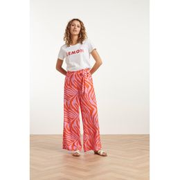 Smashed Lemon Hose in Orange/ Pink - 51% | Gr&ouml;&szlig;e L | Damenhosen