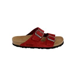 BAYTON Leder-Pantoletten "Atlas" in Rot - 60% | Gr&ouml;&szlig;e 37 | Damen-pantoletten