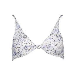 Quiksilver Bikini-Oberteil "Classic Knot" in Wei&szlig; - 62% | Gr&ouml;&szlig;e S | Damen-bademode