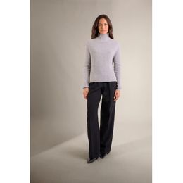 Perfect Cashmere Kaschmir-Rollkragenpullover "Ruby" in Grau - 46% | Gr&ouml;&szlig;e M | Damen-pullover-cardigans